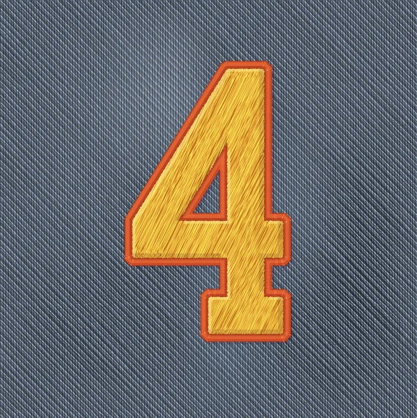 Embroidery Patch Numbers Stock Vector Image by ©darina.nedozim.gmail ...