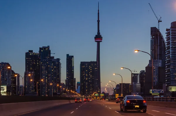 Toronto Highway Night Cars Toronto Has Population Provincial Capital ...