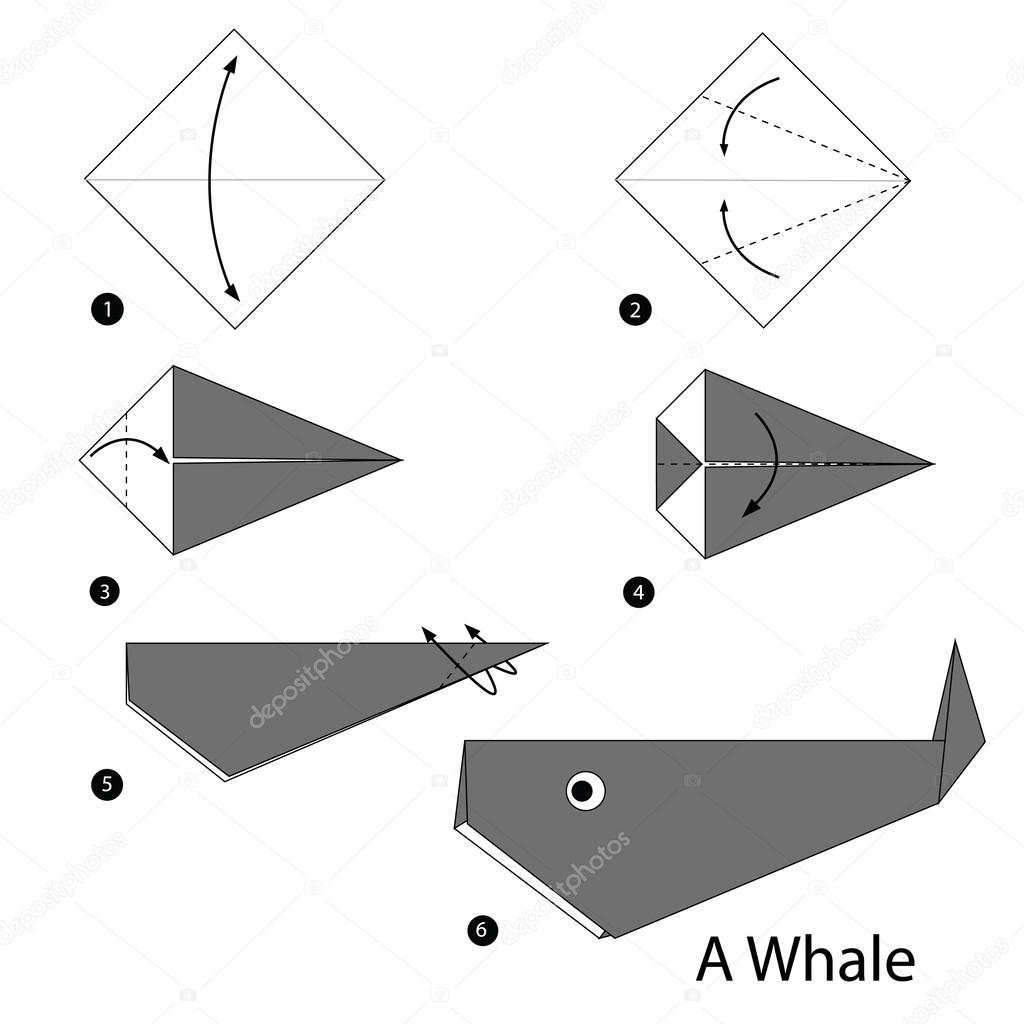Cómo Hacer Una Ballena De Origami