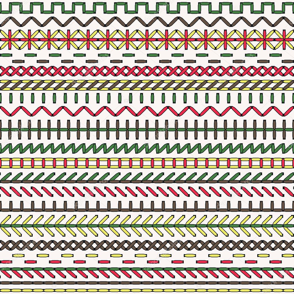Vector stitch seamless pattern Stock Vector Image by ©axiroto.gmail.com ...