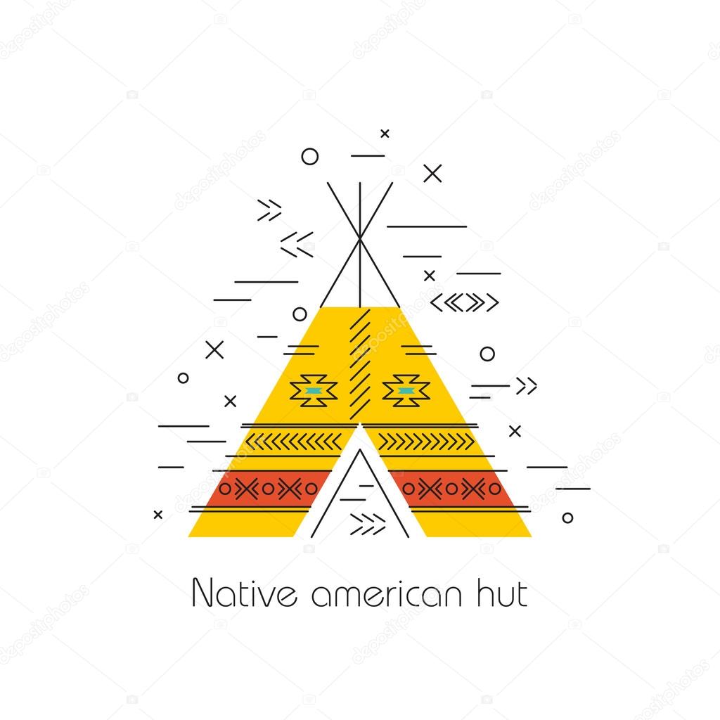 Native american vector elements concept Stock Vector Image by ©axiroto ...