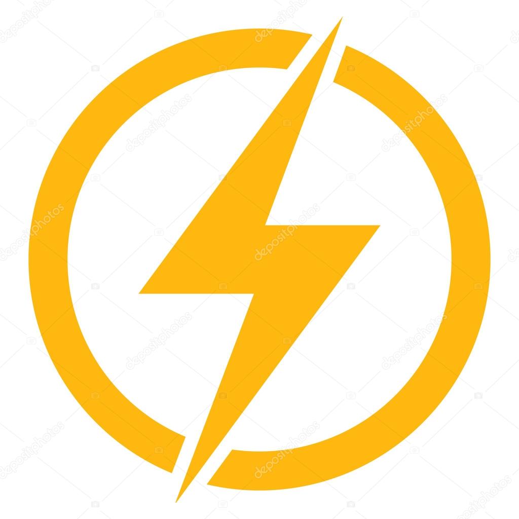 Electricity Flat Vector Pictogram Stock Vector by ©anastasyastocks ...