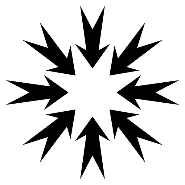 Pressure Arrows Flat Vector Symbol — Stock Vector © anastasyastocks ...