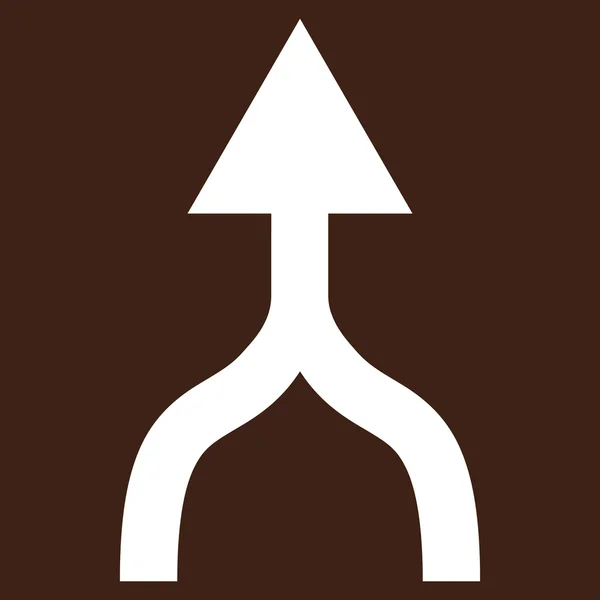 Combine Arrow Up Flat Vector Icon Stock Vector Image by ...