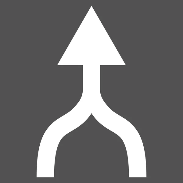 Combine Arrow Up Flat Vector Icon Stock Vector Image by ...