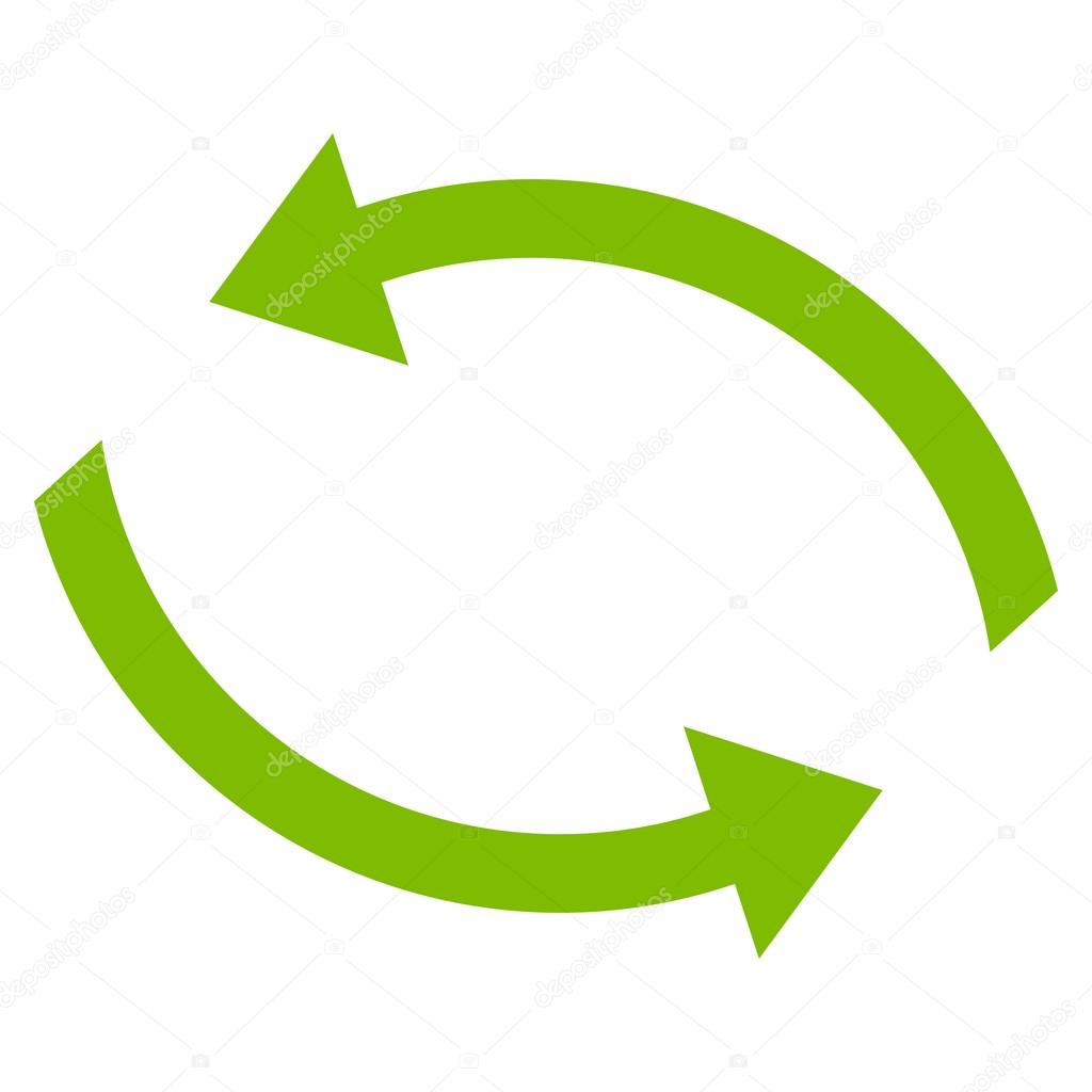 Las flechas de cambio plano Vector icono — Vector de stock ...