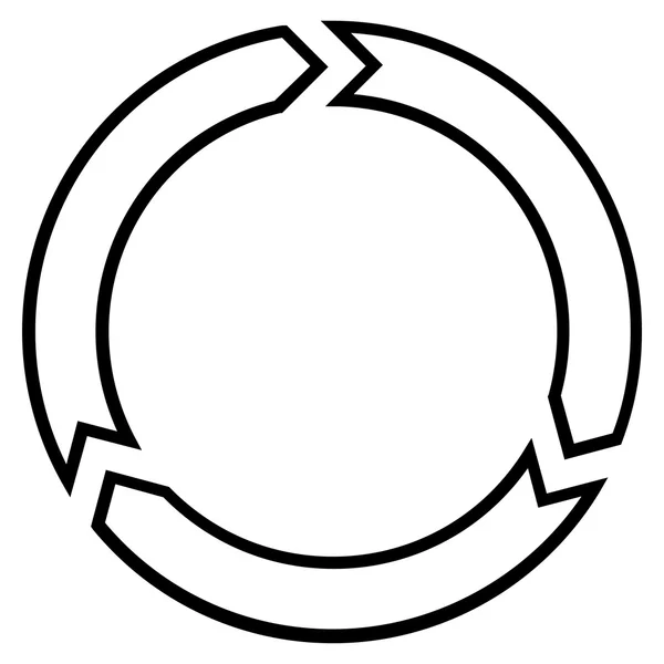 Rotation Circle Outline Vector Icon Stock Vector Image by ... Rotation Circle Outline Vector Icon Stock Vector Image by ...