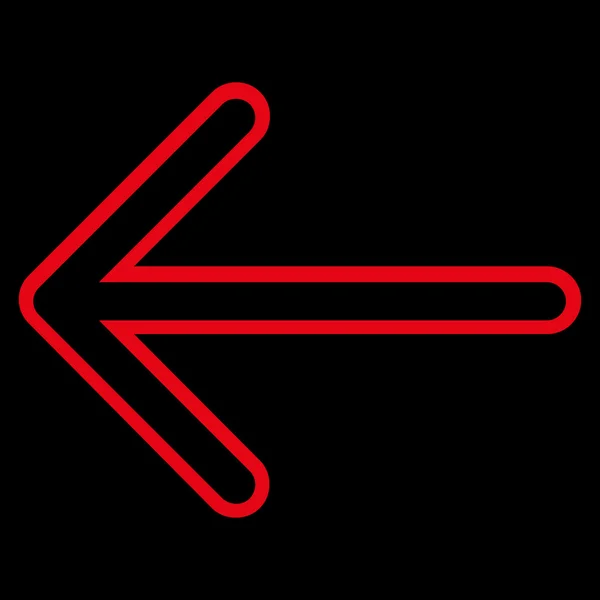 Flecha 3d curva roja imágenes de stock de arte vectorial | Depositphotos