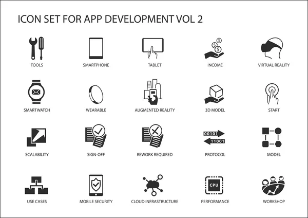 Vector icon set for topic consulting. Various symbols for strategy ...