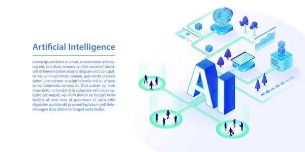 Artificial Intelligence (AI) infographic vector illustration Stock ...
