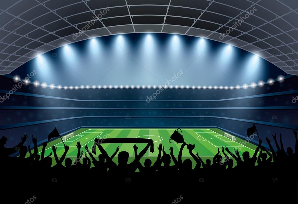 Soccer Stadium Crowd Cheering
