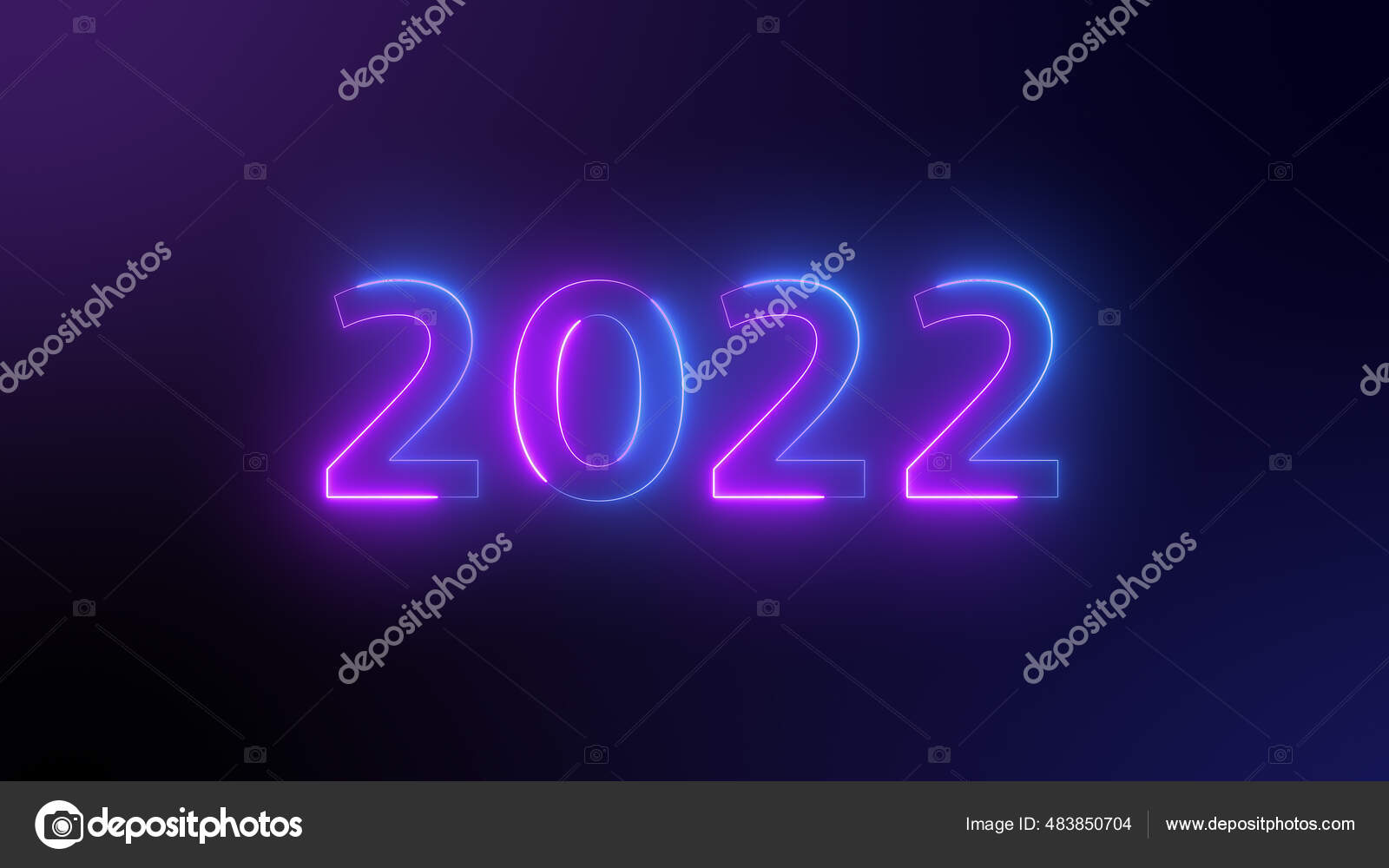 Blue Neon Lights 2022