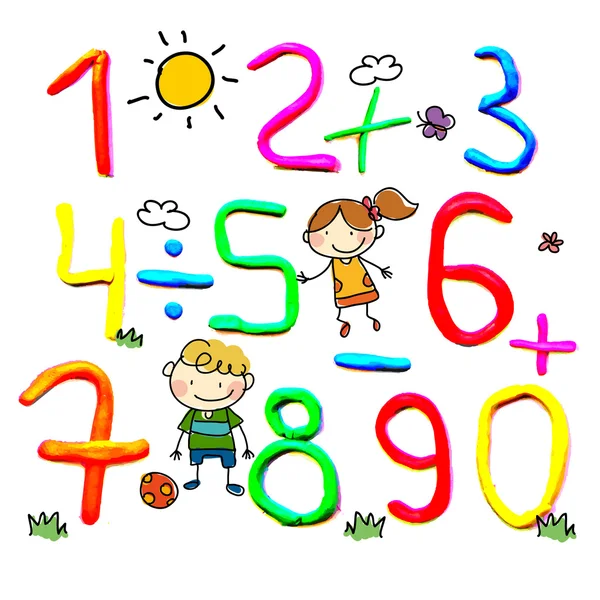 1,623 Colorful funny numbers Vector Images | Depositphotos