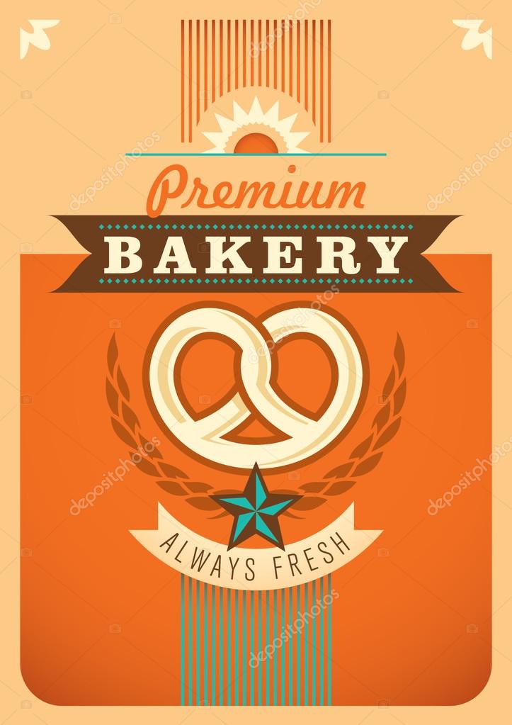 Bakery poster design. Stock Vector Image by ©Rakavaja #101494462
