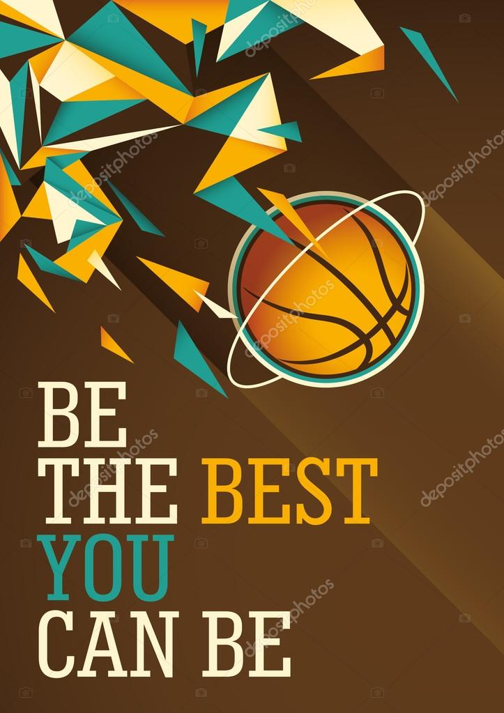 Abstract basketball poster. Stock Vector Image by ©Rakavaja #104750176