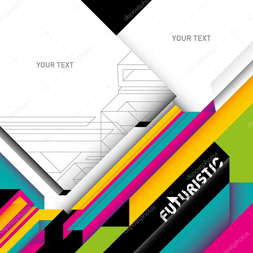Futuristic conceptual abstract layout. Stock Vector Image by ©Rakavaja ...