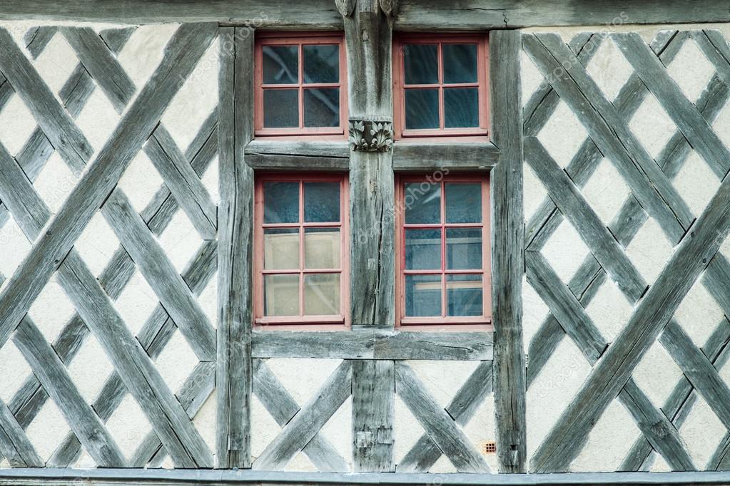 Timber framing windows Stock Photo by ©hzparisien@gmail.com 100431288