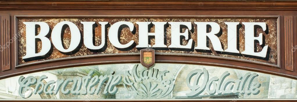 Butcher Shop Sign
