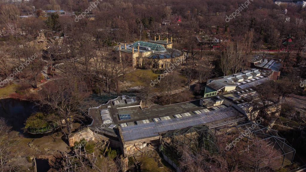 El Zoológico de Berlín desde arriba - vista aérea 2023