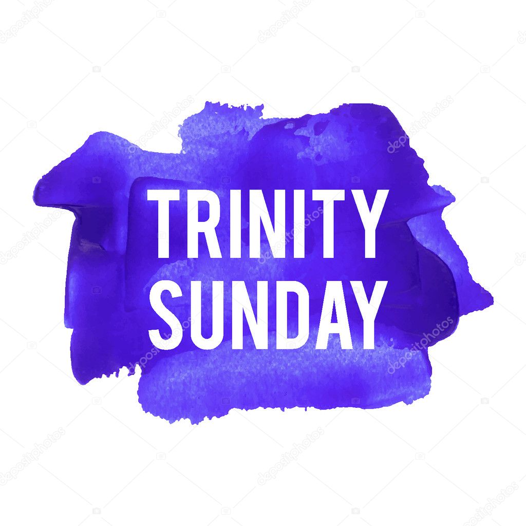 Trinity Sunday Holiday, celebration, card, poster, logo, letteri ⬇ ...