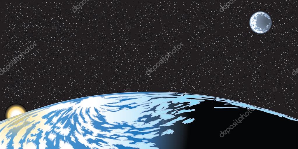 Sun Moon Earth Clip Art