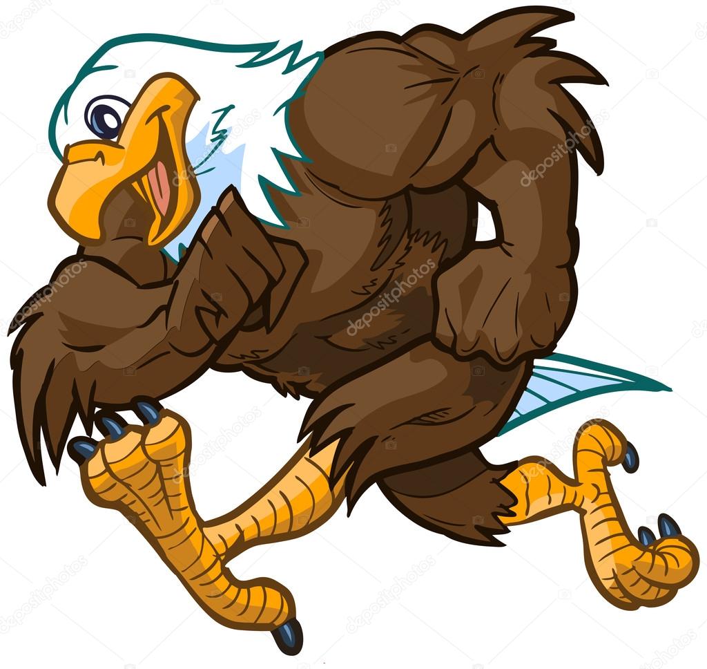Friendly Falcon Clip Art
