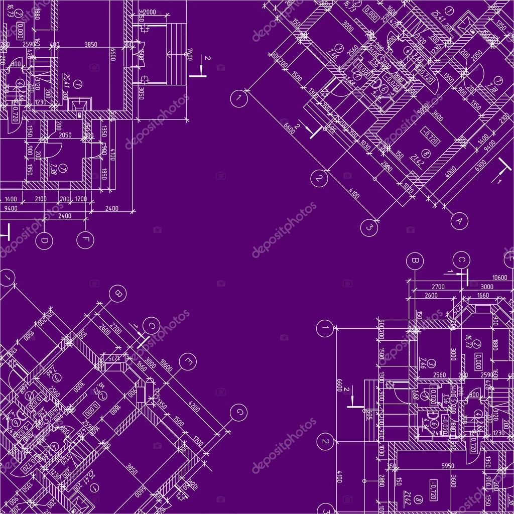 Detailed architectural plan. Stock Vector by ©dr1proekt.gmail.com 100875756