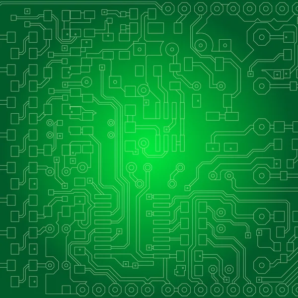 Abstract technological background with a circuit board texture. Hi tech vector Illustration ...