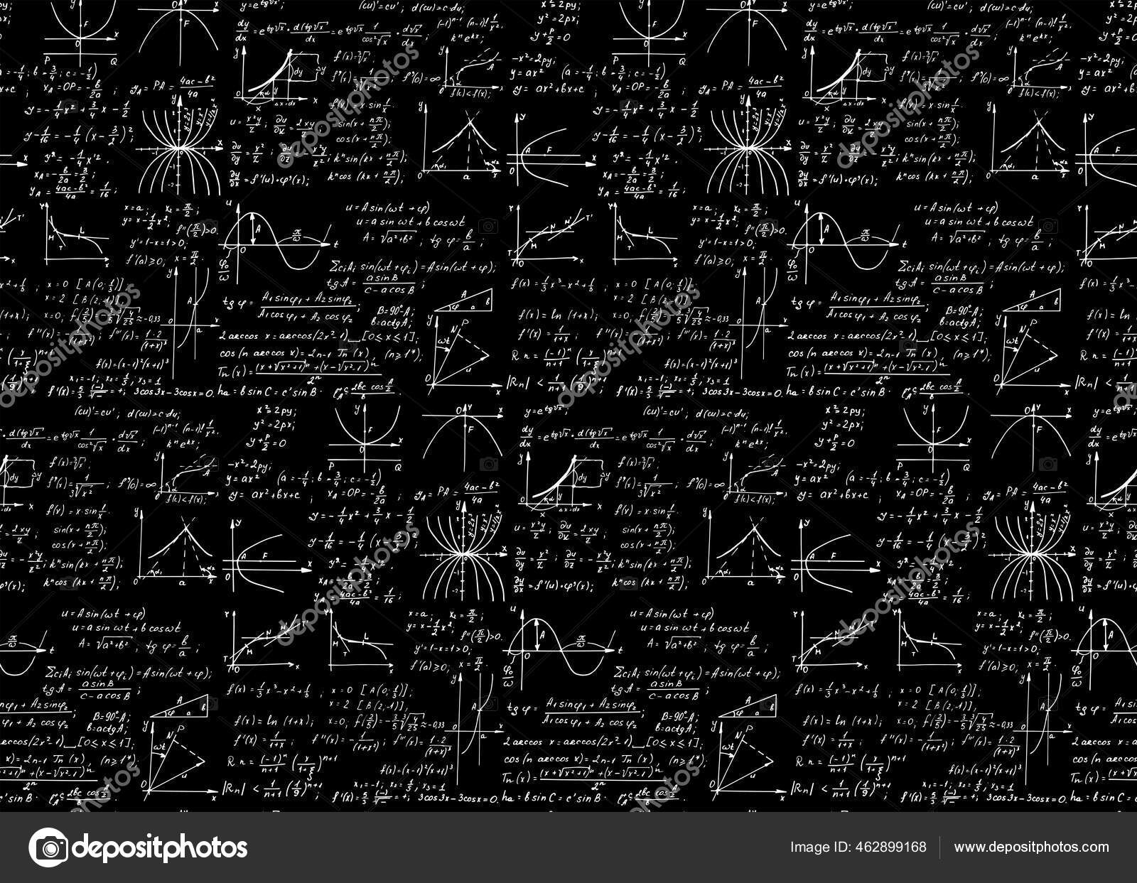 Vintage Education Background Trigonometry Law Theory Mathematical ...