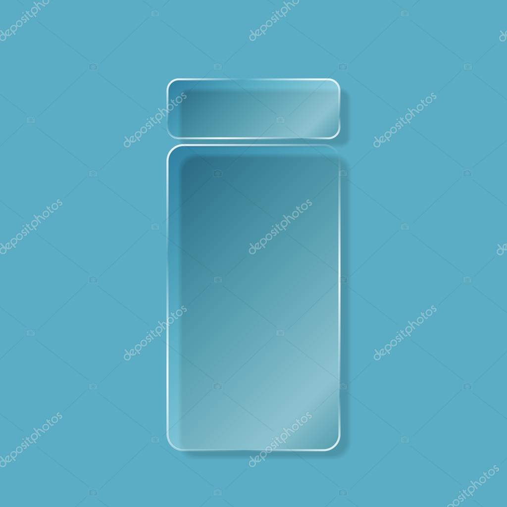 Transparent glass with shadow Stock Vector by ©MAXBOL 106061346