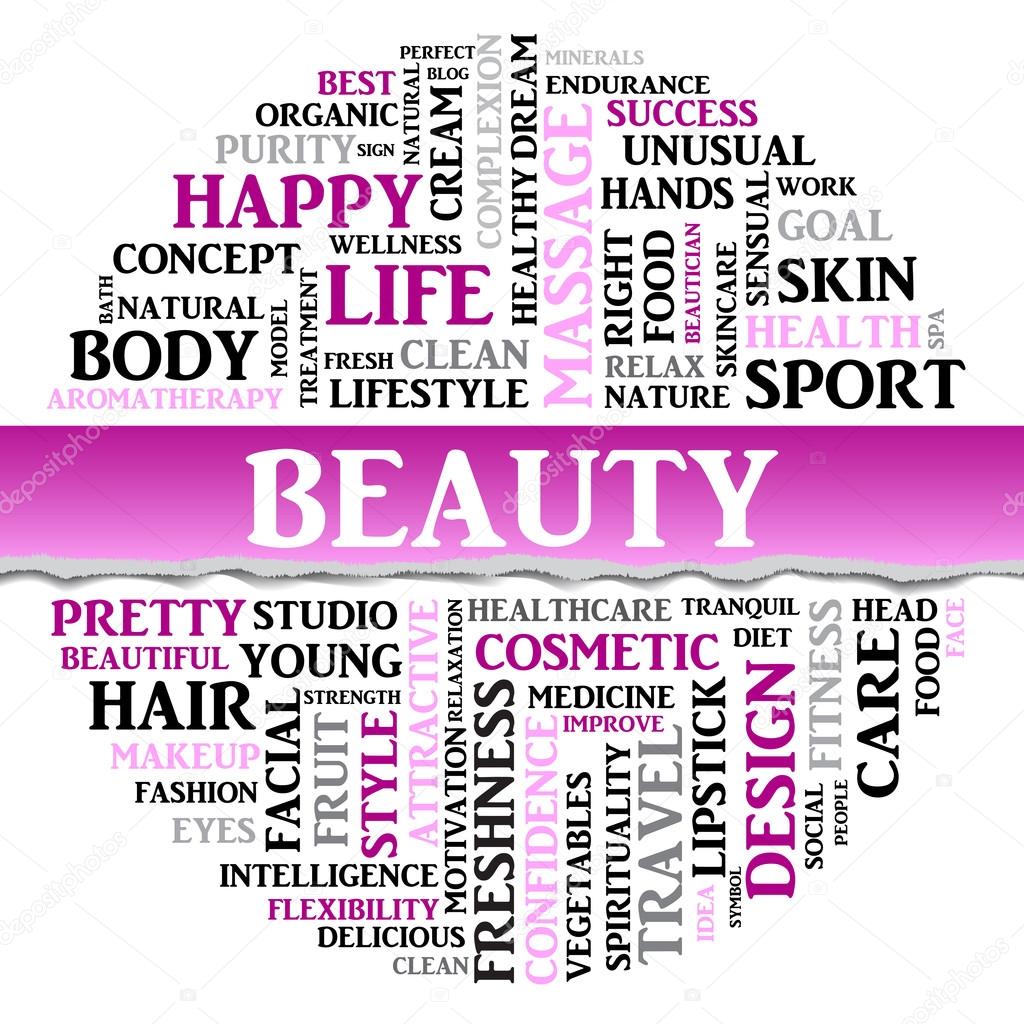 Beauty concept, tag cloud Stock Vector Image by ©Juliasart #101353018