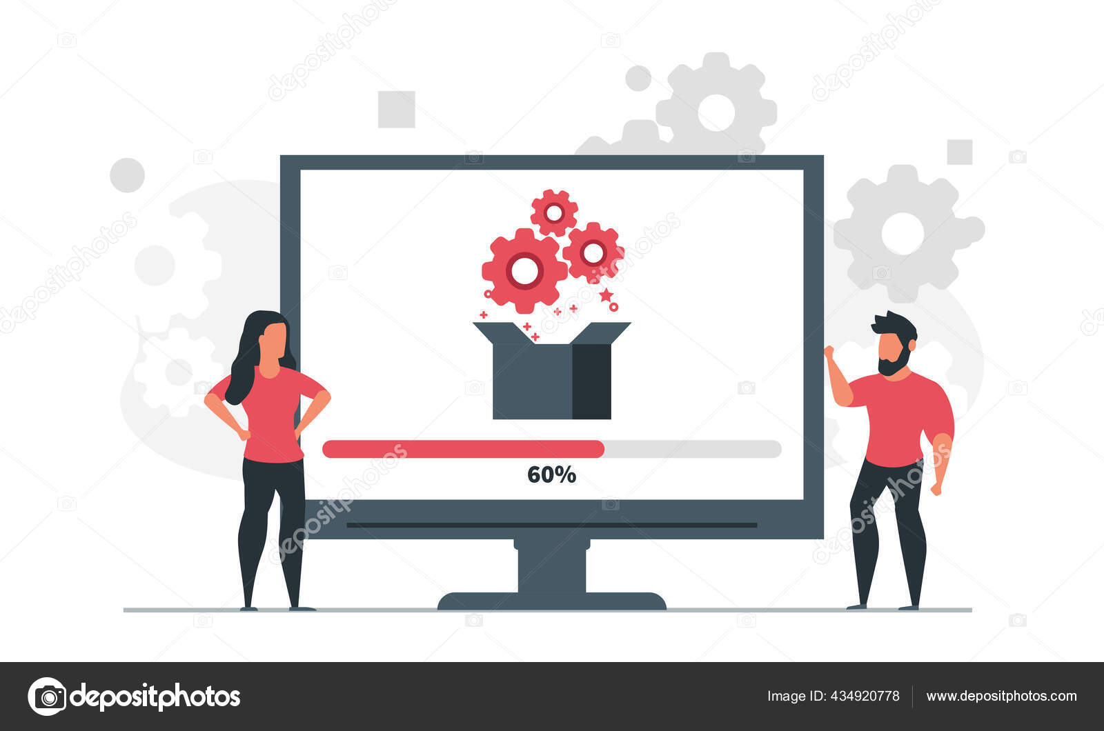 Device Firmware Software Installation People Trying Update Device Man ...