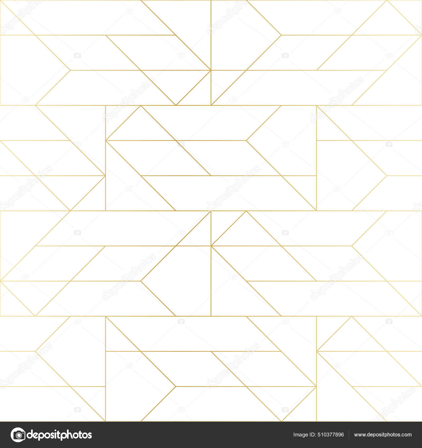 Golden Texture Seamless Geometric Pattern Golden Background Vector ...