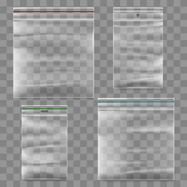 Plast Ziplock Pose Vektor Plastic Shopping Bag Vector Images