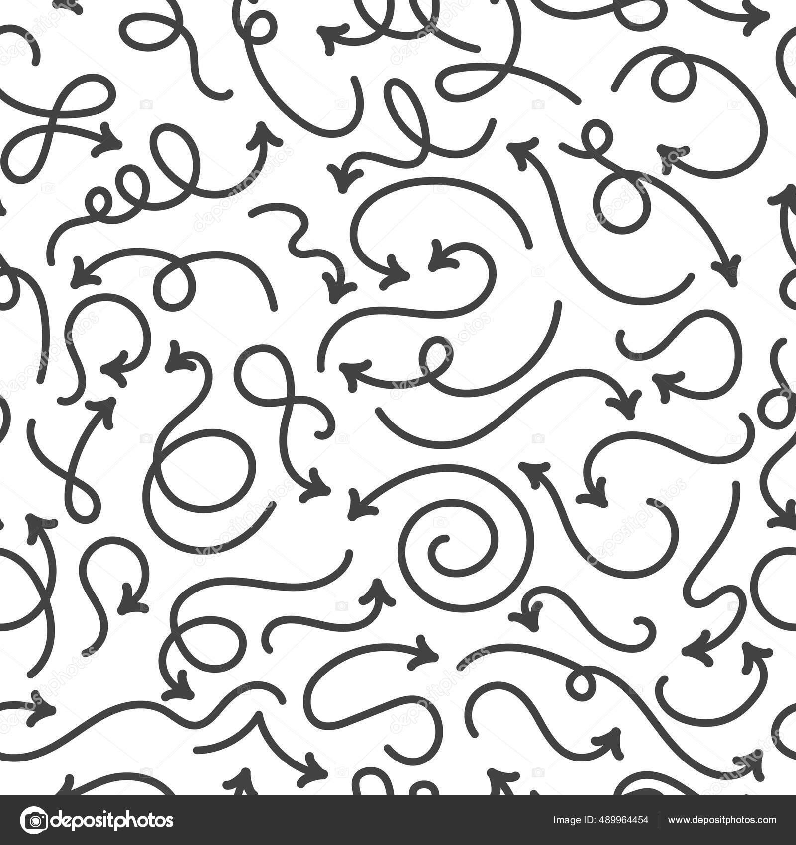 Outline arrows texture Stock Vector by ©vectortatu 489964454