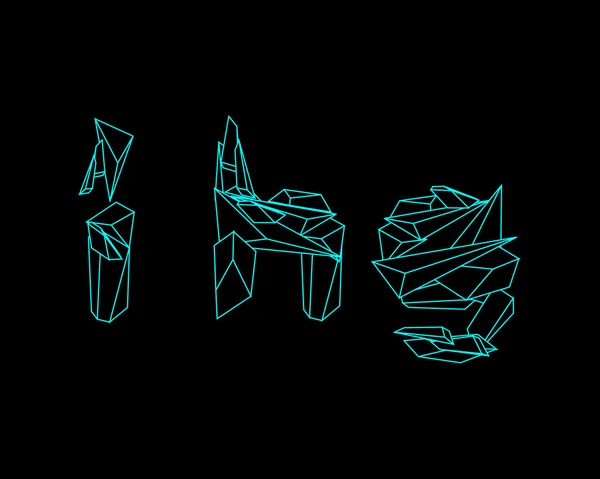 3D Prism Font Stock Vector Image by ©b14ckminus #106074016