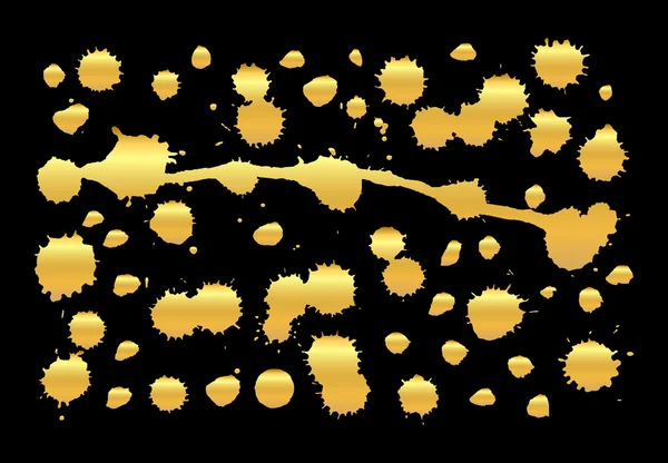Gold vector splashes isolated Stock Vector Image by ©lesichkalll27 ...