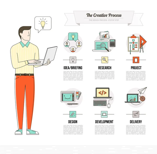 Creative process Stock Vectors, Royalty Free Creative process ...