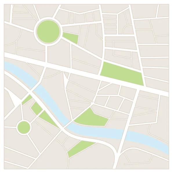 Blank Street Map