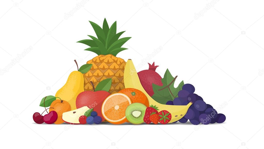 Fresh fruits composition Stock Vector Image by ©elenabs #110819970