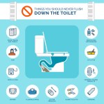 Stop Open Defecation Healthcare Hygiene Infographic Stick Figures Icons ...