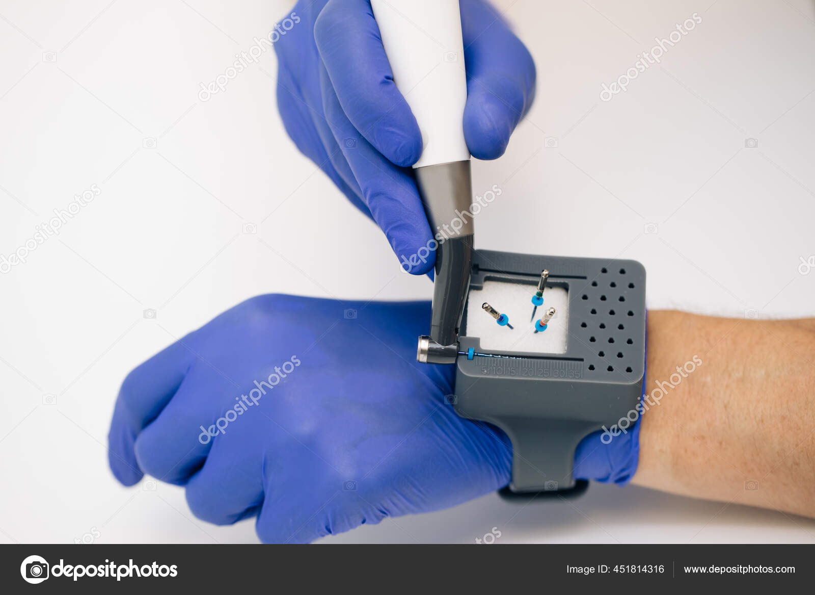 Dentistry, endodontic boxes with probes. Endodontic Equipment. Tools ...