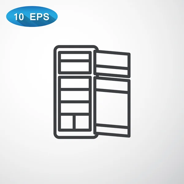 Empty fridge Stock Vectors, Royalty Free Empty fridge Illustrations ...