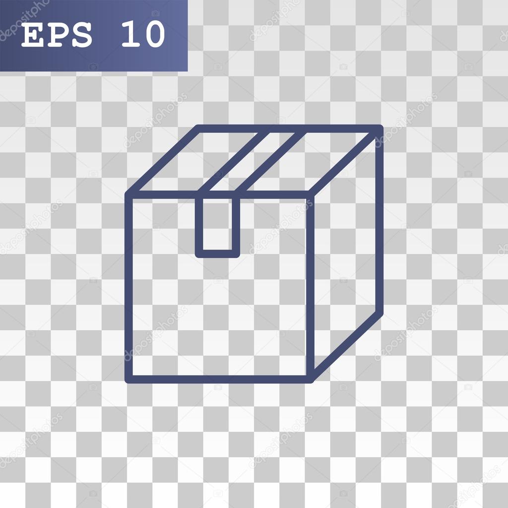 Cardboard box icon Stock Vector by ©Mr.Webicon 104394674