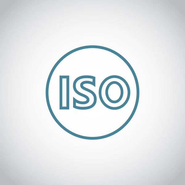 ISO certified sign icon — Stock Vector © Mr.Webicon #105473218