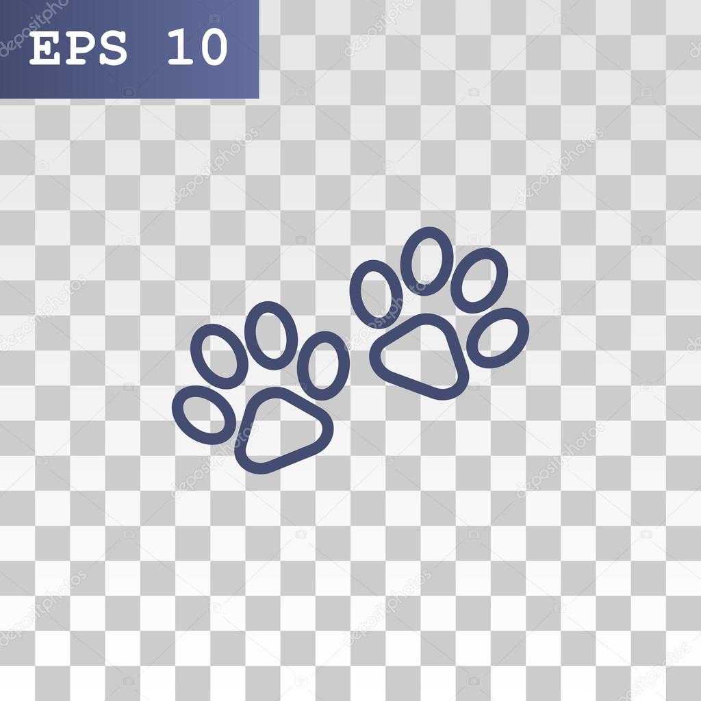 Paws web icon Stock Vector by ©Mr.Webicon 104429368
