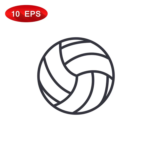 Volleyball ball icon — Stock Vector © Mr.Webicon #111984774