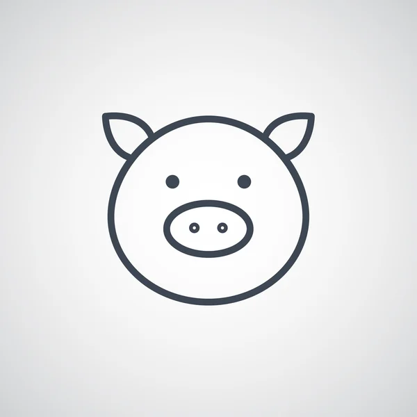 Pig head icon Stock Vector Image by ©Mr.Webicon #102042614