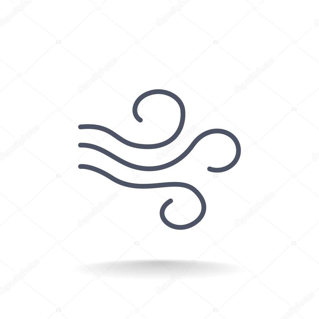 Wind sign icon Stock Vector by ©Mr.Webicon 105483536