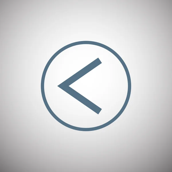 Left direction arrow icon — Stock Vector © Mr.Webicon #122205026